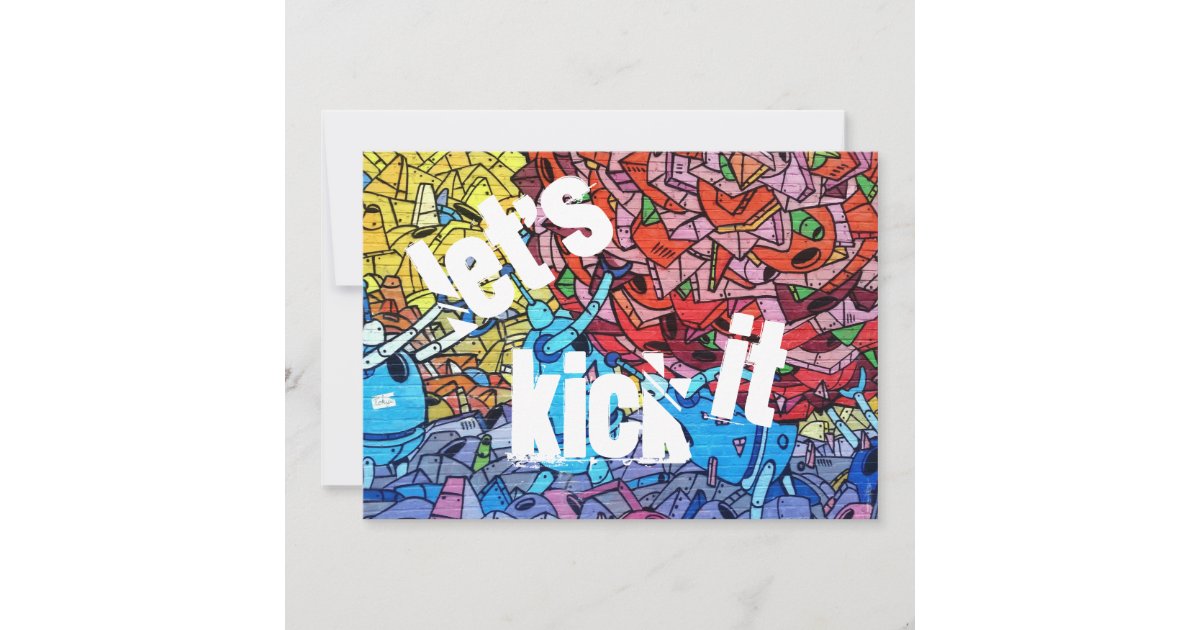 Urban Birthday Invitation | Zazzle