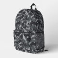 Urban Black Grey Camouflage Camo Printed Backpack | Zazzle