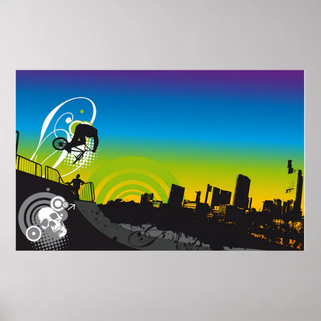 Urban BMX Poster | Zazzle