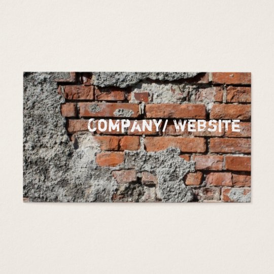 Urban Brick Graffiti Business Card | Zazzle.com