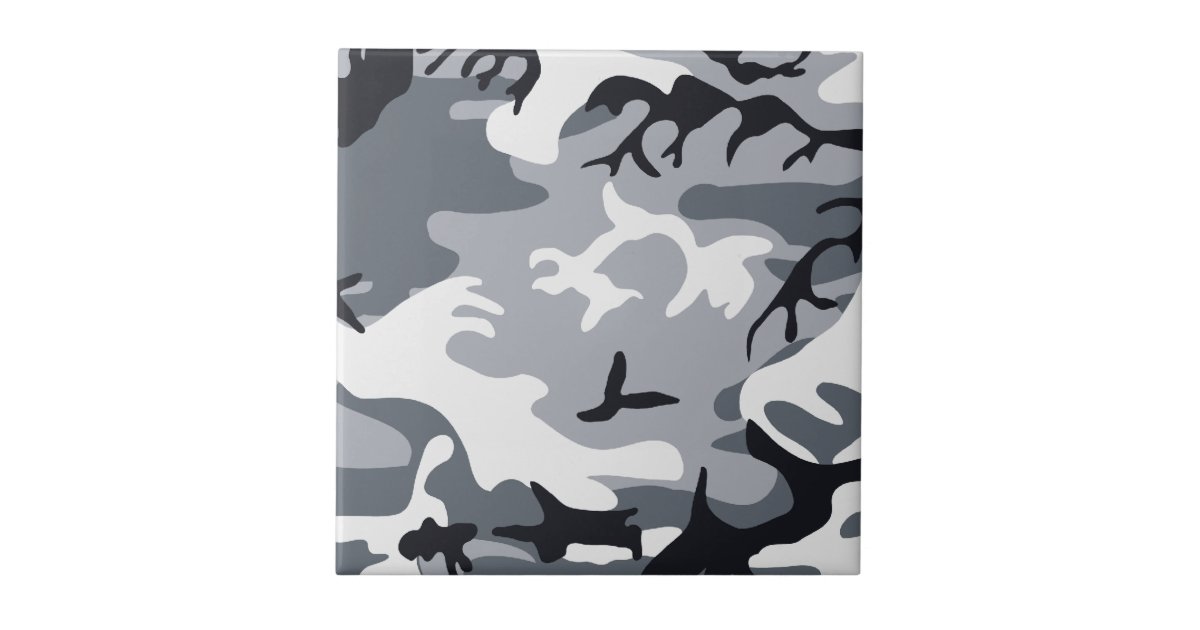 Urban Camouflage Ceramic Tile | Zazzle