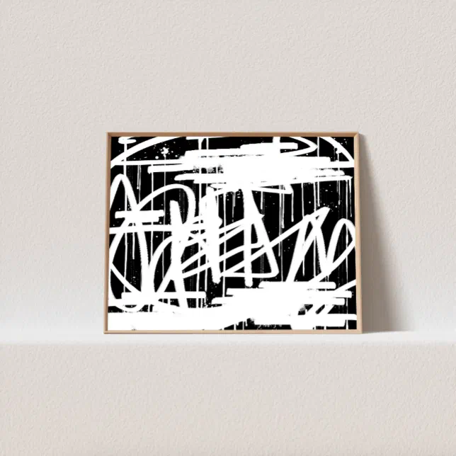 Urban City Graffiti Artwork, Cool Drip Street Art Poster | Zazzle