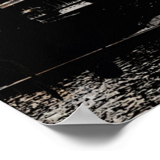 urban cityscape decay poster | Zazzle