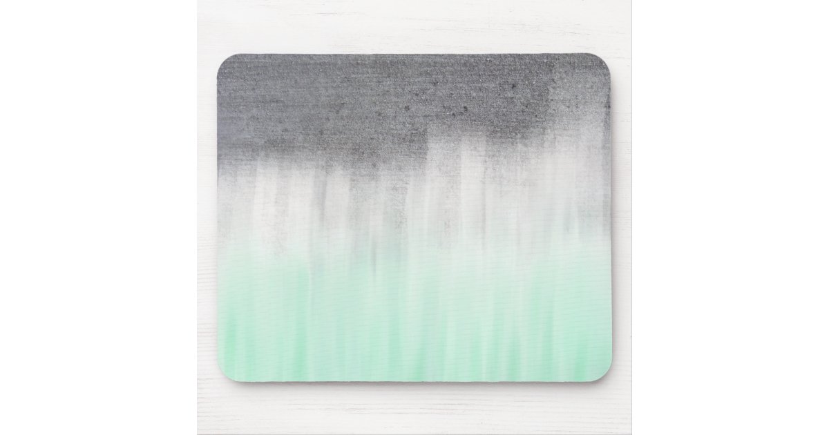 urban concrete, mint green mouse pad | Zazzle