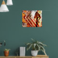 urban decay abstract art poster | Zazzle