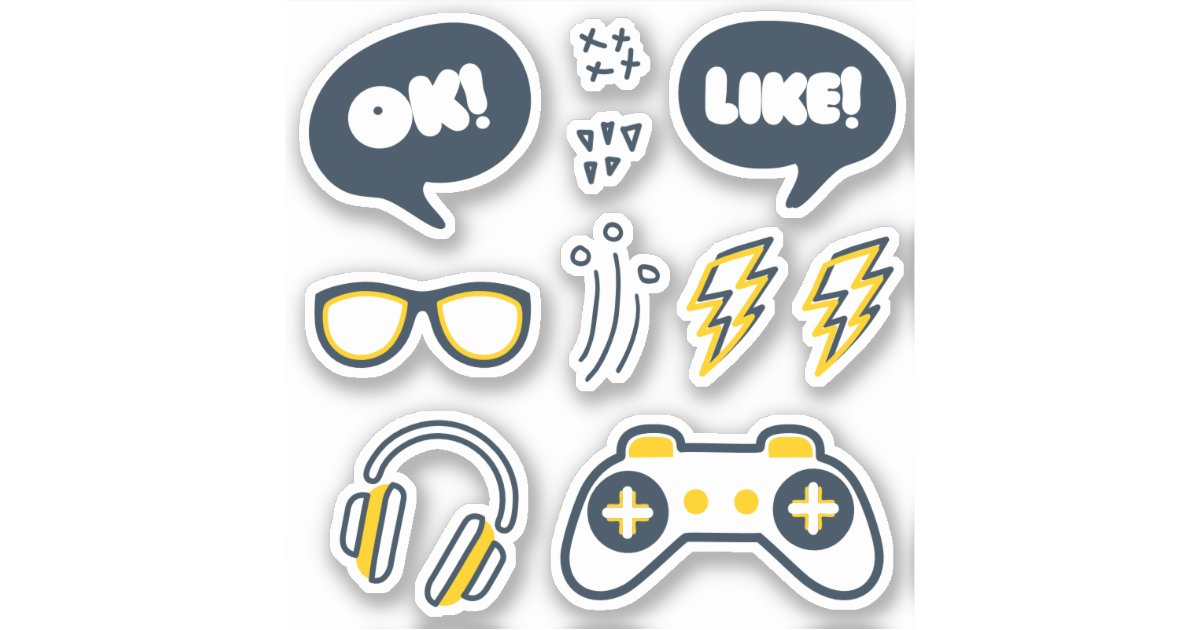 Urban Gamer Stickers | Zazzle