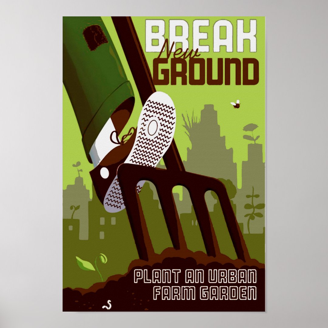 Urban Garden Poster | Zazzle