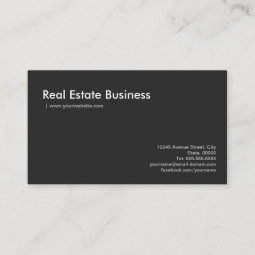 Urban Real Estate Broker Agency Agent Dealer Business Card | Zazzle