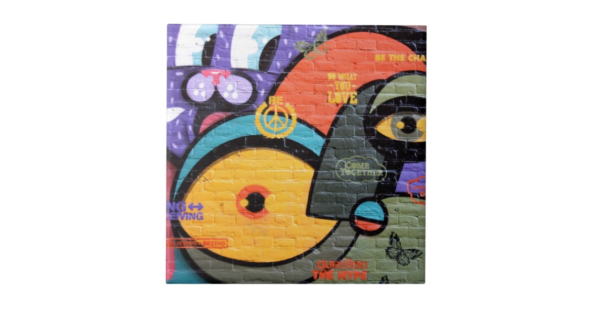 Urban Street Art-Graffiti Tile | Zazzle