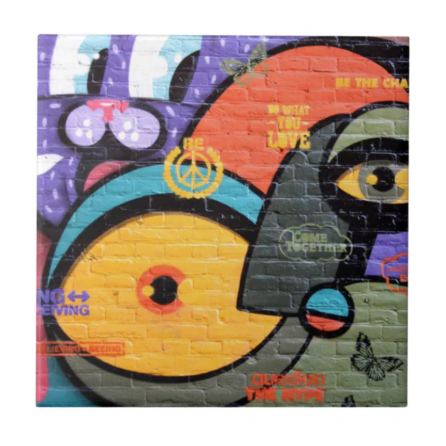 Urban Street Art-Graffiti Tile | Zazzle