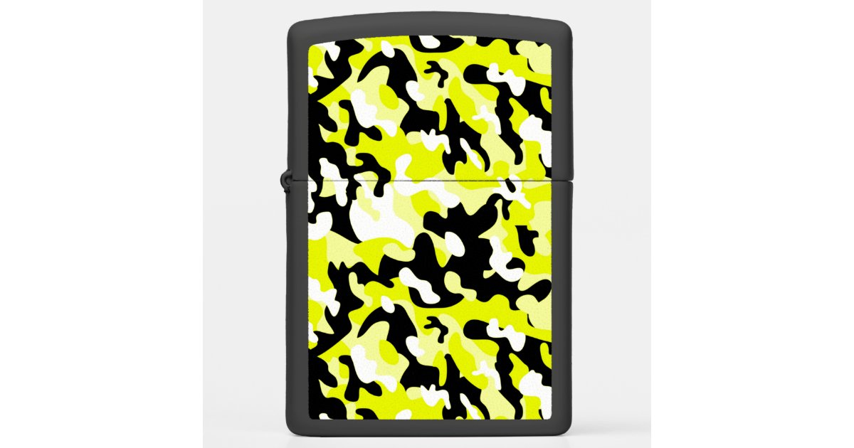 Urban Yellow Camo Zippo Lighter | Zazzle