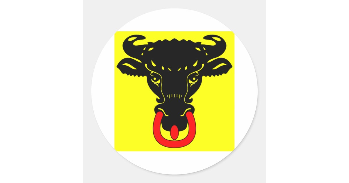 Uri Flag Classic Round Sticker | Zazzle