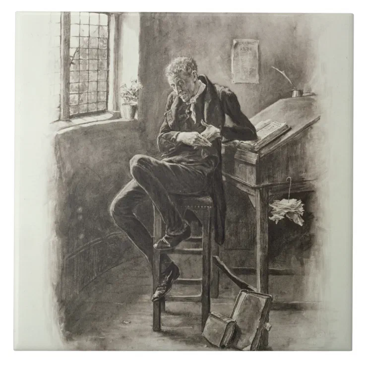 Uriah Heep, from 'Charles Dickens: A Gossip about Tile | Zazzle