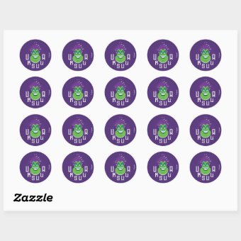 Ursula Logo Classic Round Sticker | Zazzle