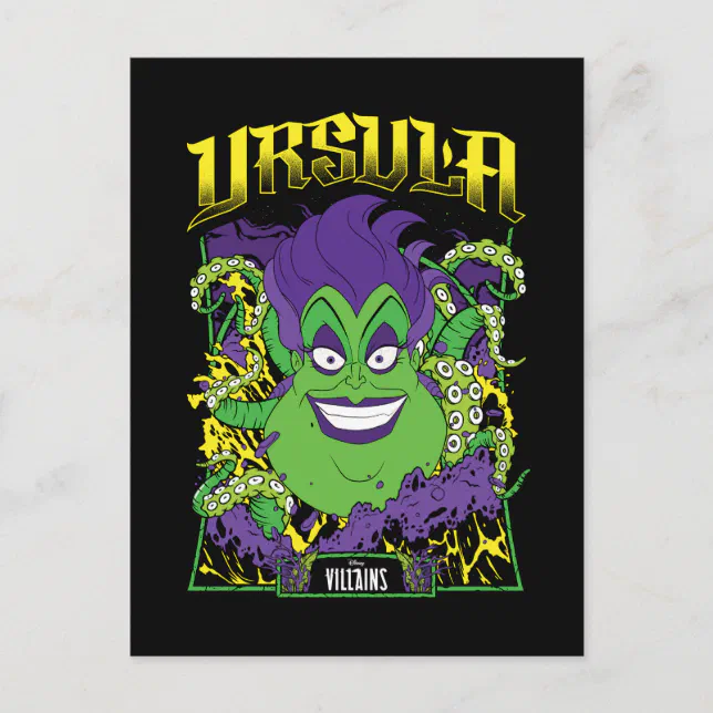Ursula | Neon Design Postcard | Zazzle