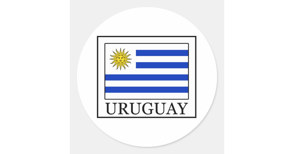 uruguay-classic-round-sticker-zazzle