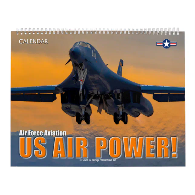 US AIR POWER! – Air Force Aviation Calendar | Zazzle