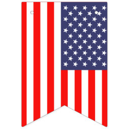 US American flag 4th of July Party Bunting Banner | Zazzle