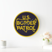 US Border Patrol Seal Large Clock | Zazzle
