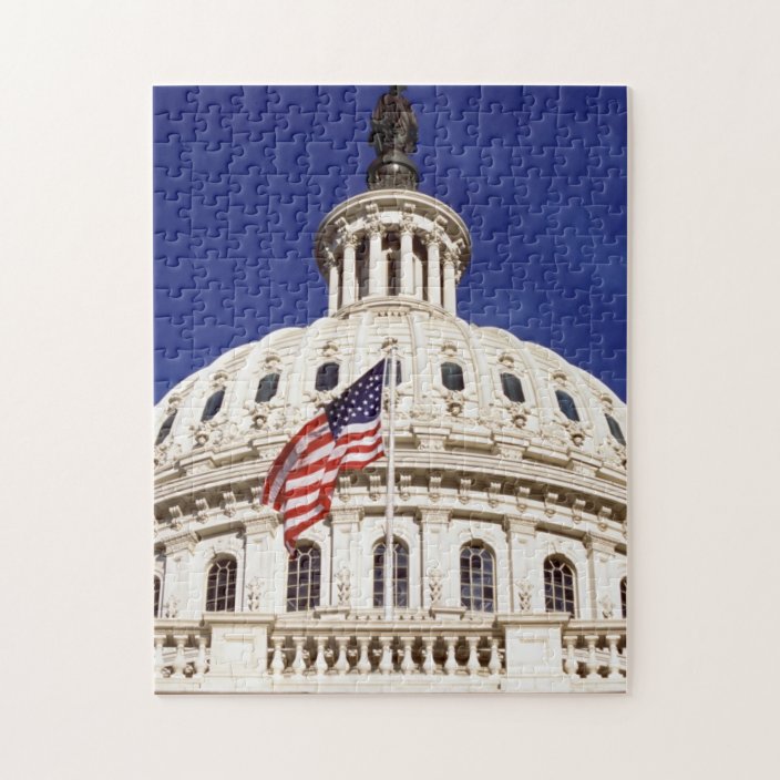 US capitol building, Washington DC Jigsaw Puzzle | Zazzle.com