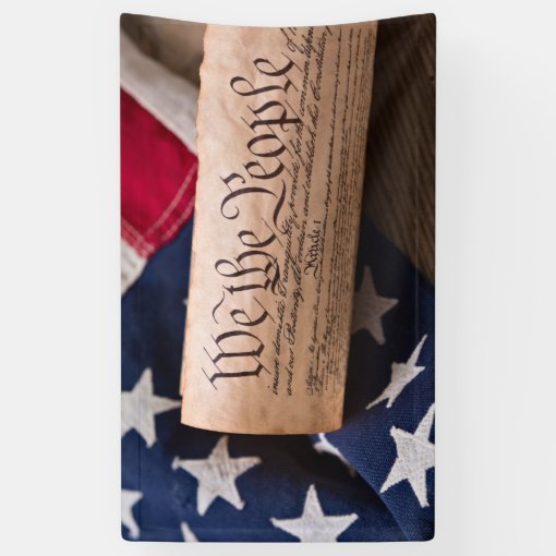 US Constitution Banner | Zazzle