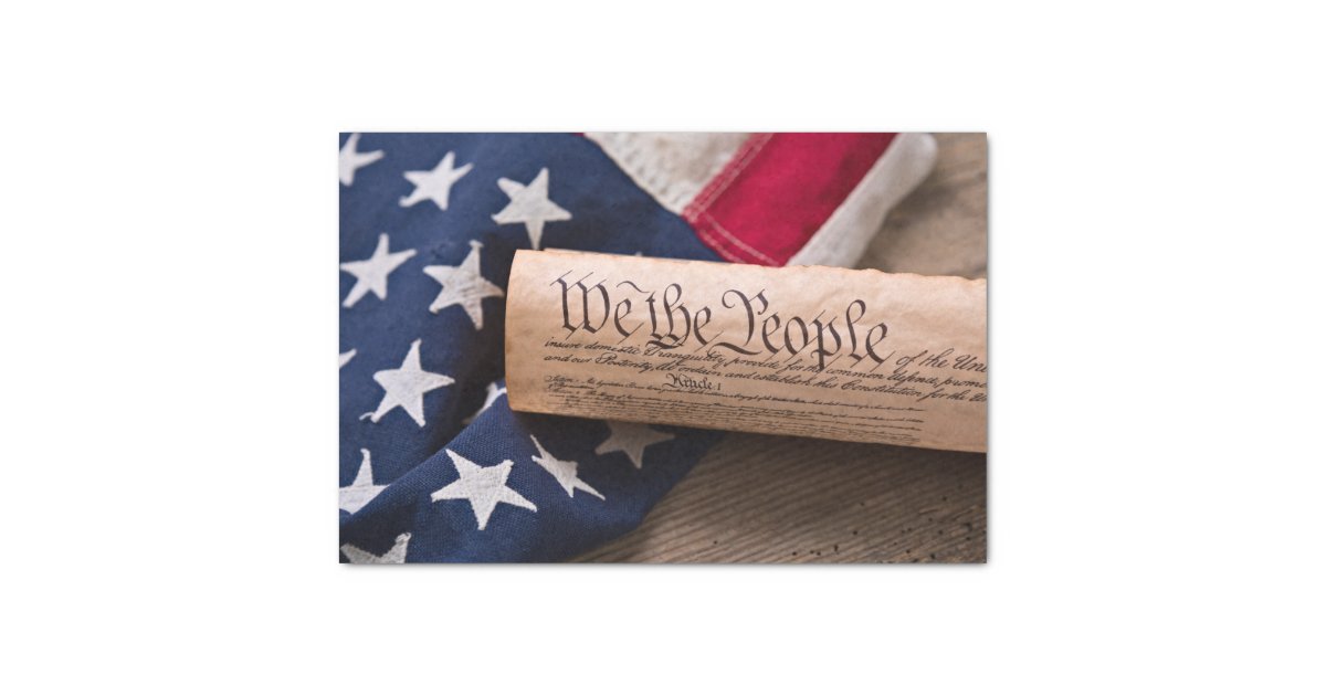 US Constitution Tissue Paper | Zazzle