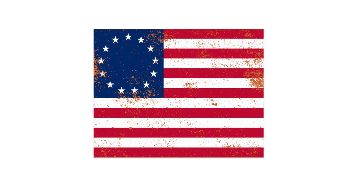 US Flag 1776 Postcard | Zazzle.com