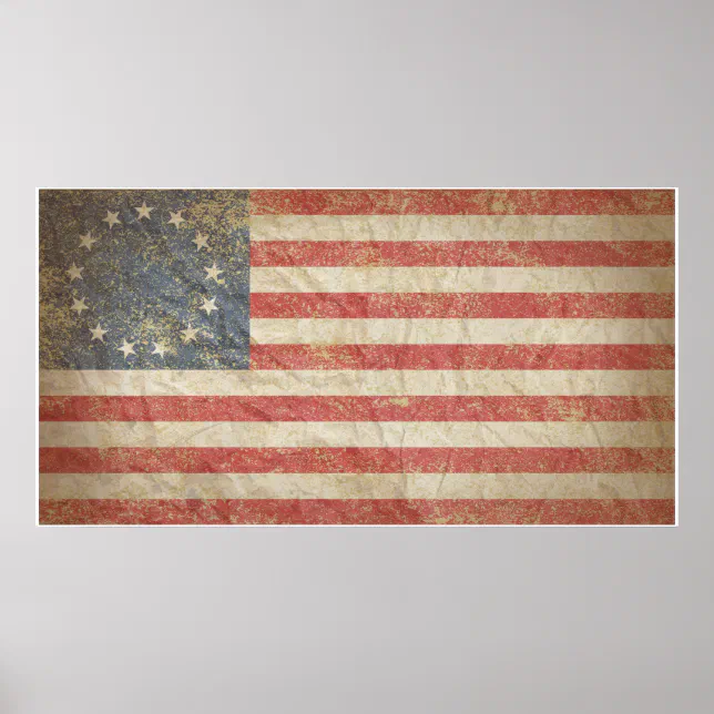 US Flag 1776 Poster | Zazzle