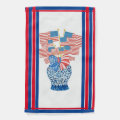 US Flag Chinoiserie Ginger Jar Flags Garden Flag | Zazzle