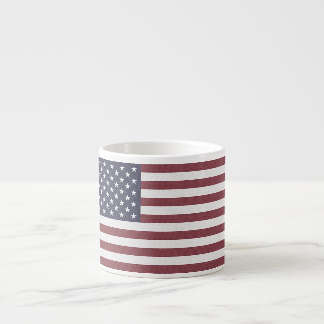 US Flag Espresso Cup | Zazzle