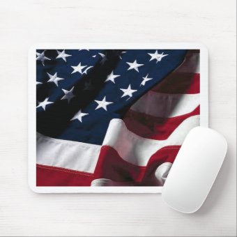 US flag Mouse Pad | Zazzle