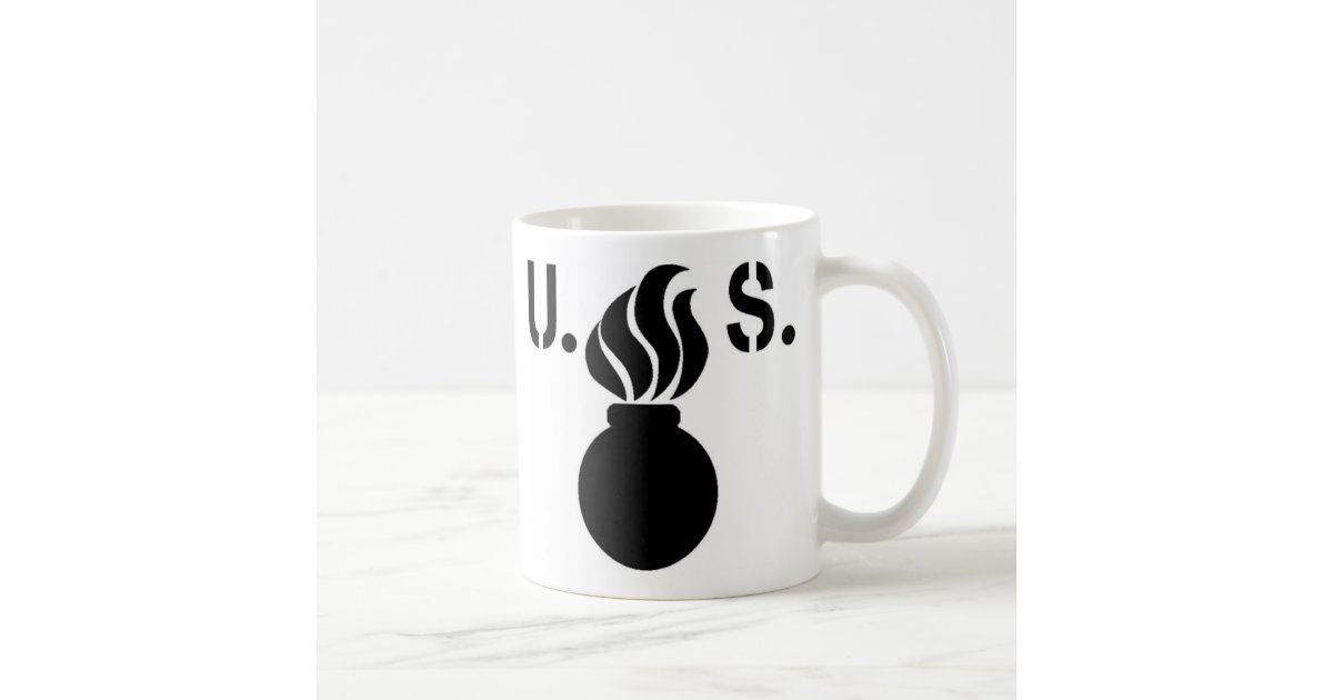 US 'Flaming Bomb' Logo Coffee Mug | Zazzle