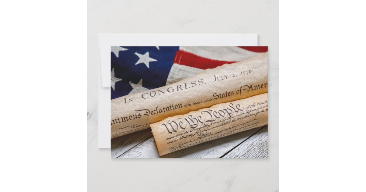 US Founding Documents Invitation | Zazzle