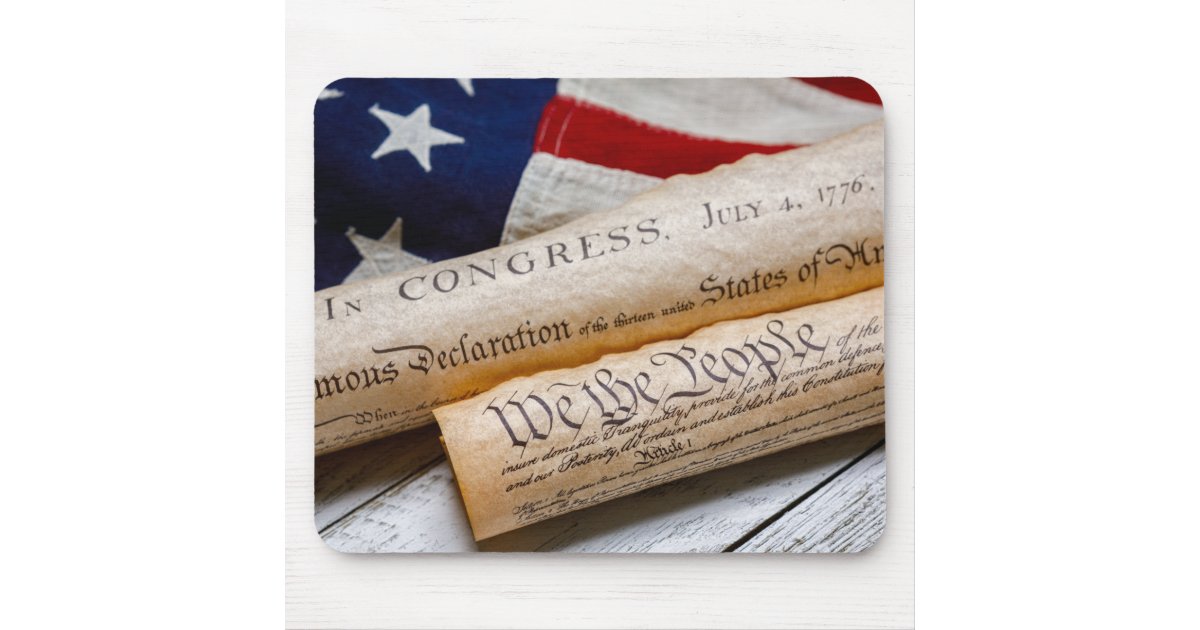 US Founding Documents Mouse Pad | Zazzle