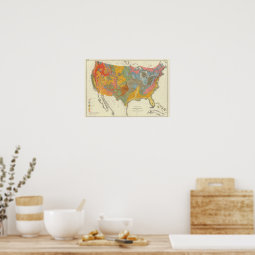 US Geological Map Poster | Zazzle