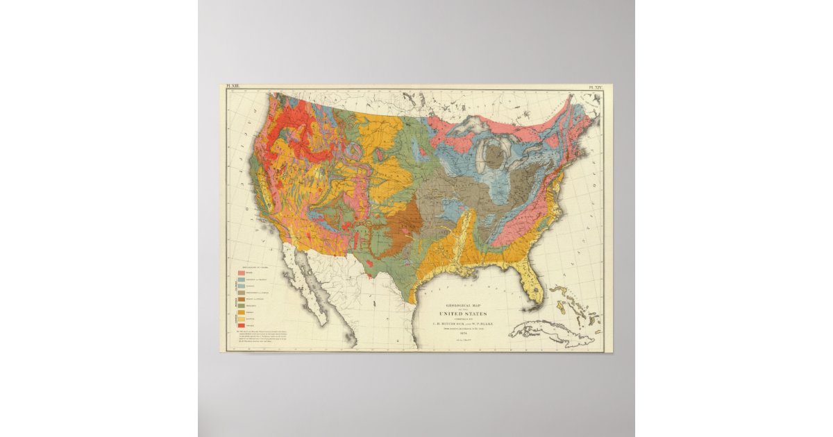 US Geological Map Poster | Zazzle