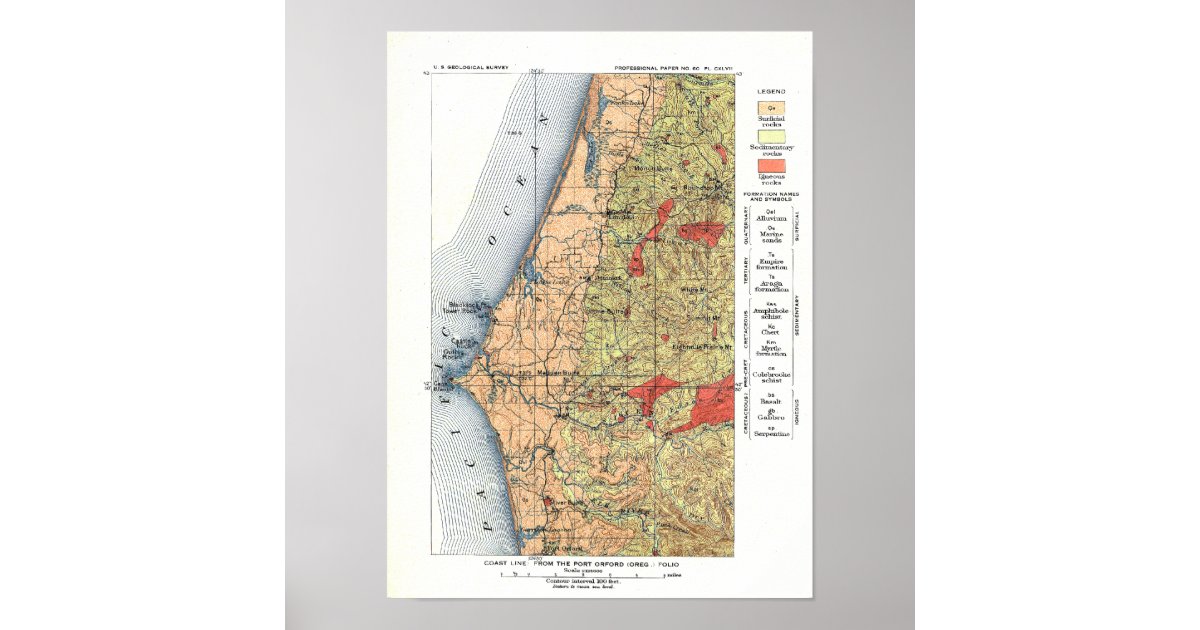 US Geological Survey Map Poster | Zazzle