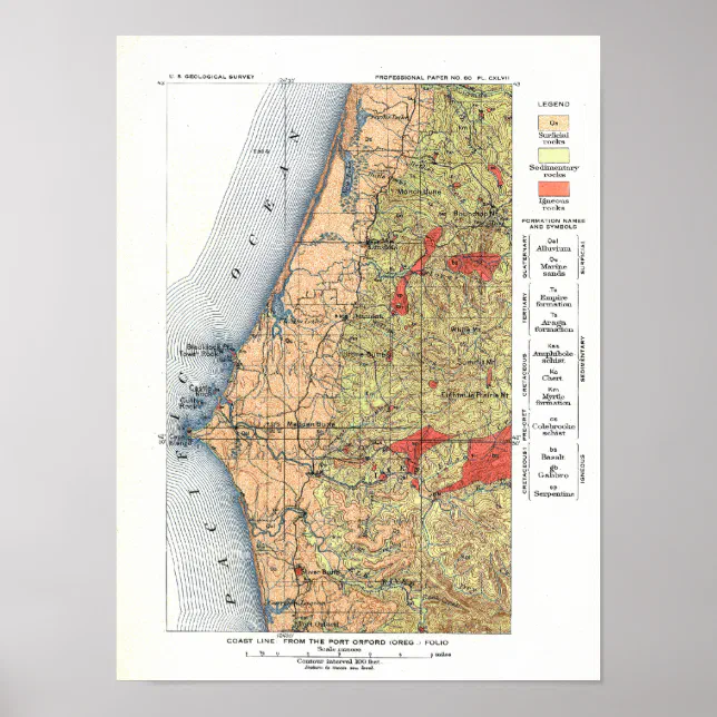 US Geological Survey Map Poster | Zazzle