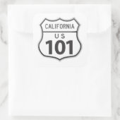 US Highway 101 California Road Trip Travel Sticker | Zazzle