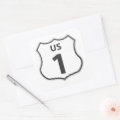 US Highway 1 Road Trip Travel Sticker | Zazzle