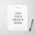 US Letter Printing 8.5x11" Letterhead or Print | Zazzle