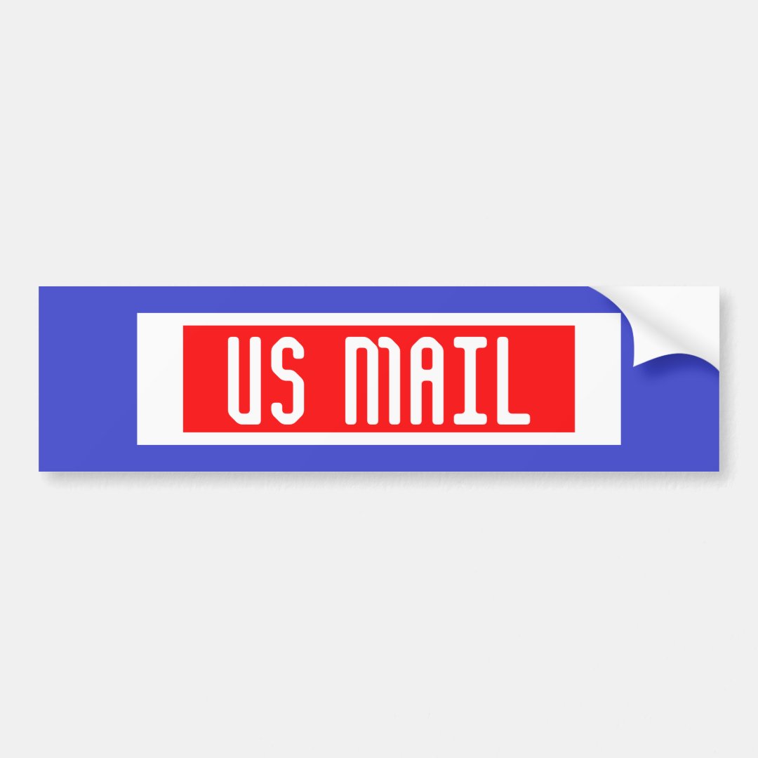 US MAIL bumper sticker | Zazzle