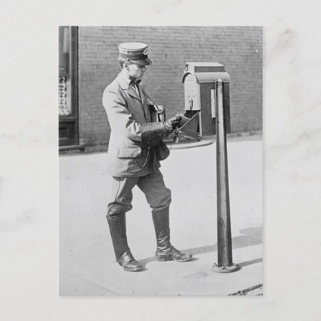 US Mailman Postcard | Zazzle