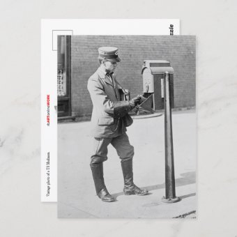 US Mailman Postcard | Zazzle