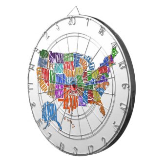 US MAP DARTBOARD | Zazzle