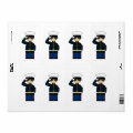US Marine Corp NCO Saluting Sticker | Zazzle