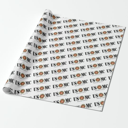 US. Marine Corps Wrapping Paper | Zazzle.com