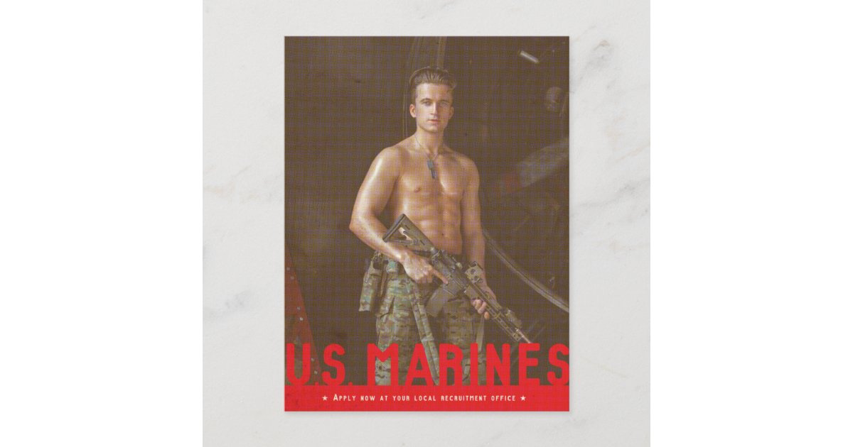 US Marine Recruitment Poster Postcard | Zazzle