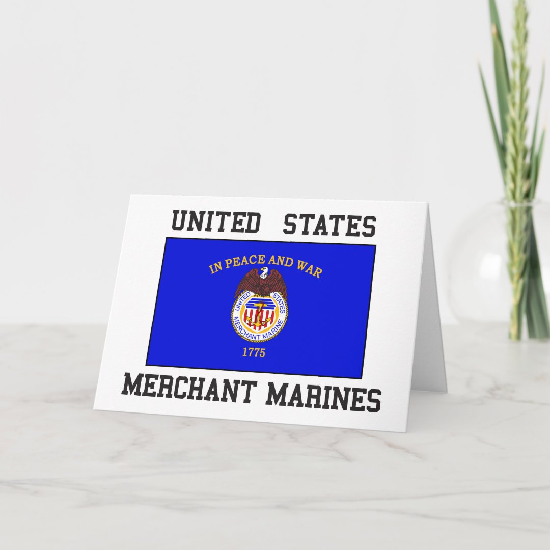 US Merchant Marine Card | Zazzle