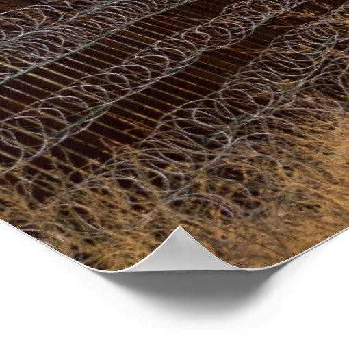 US-Mexican Border Wall Photograph Poster | Zazzle